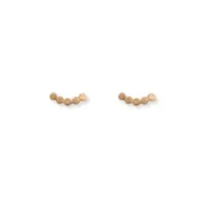 INARI JEWELLERY Mini Rise Earrings Sterling - Silver