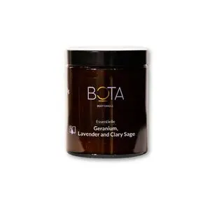 BƆTA Essentielle Collection: Geranium, Lavender & Clary Sage Body Candle - Brown