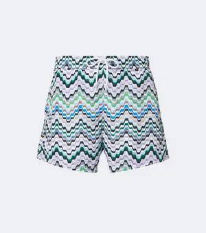 Missoni Greek Key Swim Trunks - Multicoloured