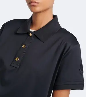Moncler Cotton Jersey Polo Shirt