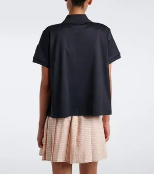 Moncler Cotton Jersey Polo Shirt