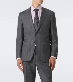 Canali Chalk Stripe Wool Suit