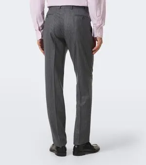 Canali Chalk Stripe Wool Suit