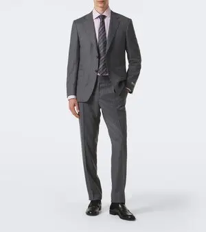 Canali Chalk Stripe Wool Suit