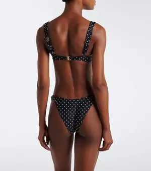 Faithfull The Brand Dinard Polka-dot Bikini Top