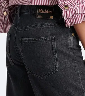 Max Mara High-rise Straight Jeans - Black
