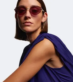 BVLGARI Serpenti Forever Oval Sunglasses