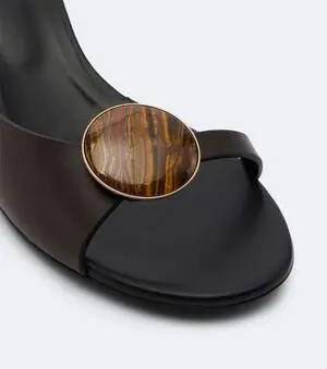Christopher Esber Aura Quartz Leather Mules