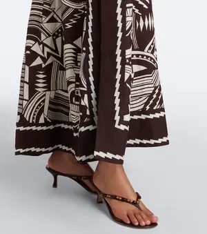 ALEMAIS Lori Printed Shirt Dress