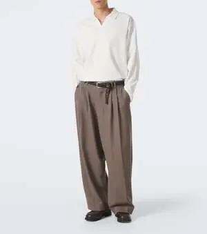 Studio Nicholson Line Wide-leg Pants