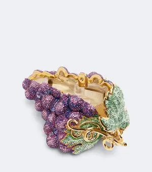 Judith Leiber Grapes Concord Embellished Clutch