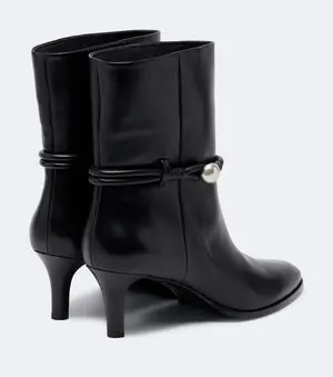 Isabel Marant Étoile Telsa Embellished Leather Ankle Boots