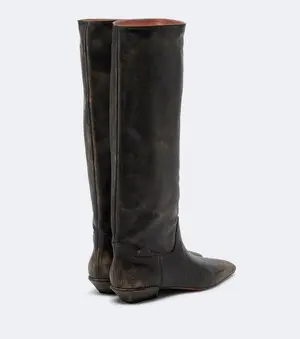 Paris Texas Bettina Leather Knee-high Boots - Brown