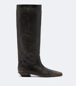 Paris Texas Bettina Leather Knee-high Boots - Brown