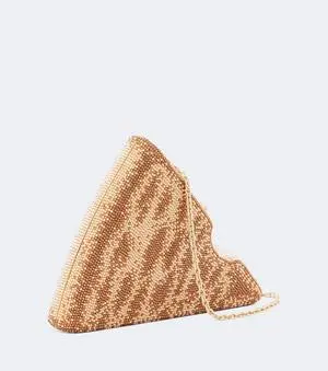 Judith Leiber Pizza Margherita Embellished Clutch