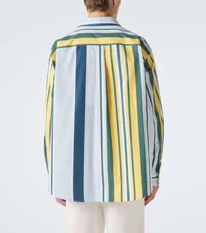 Loewe Double L Striped Cotton Twill Shirt