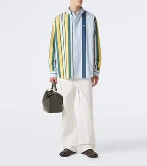 Loewe Double L Striped Cotton Twill Shirt