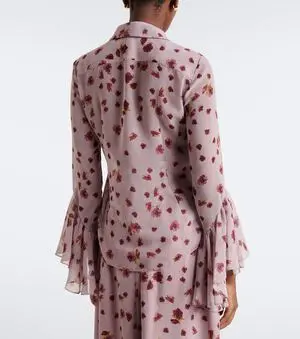 MARKARIAN Wilma Floral Chiffon Shirt
