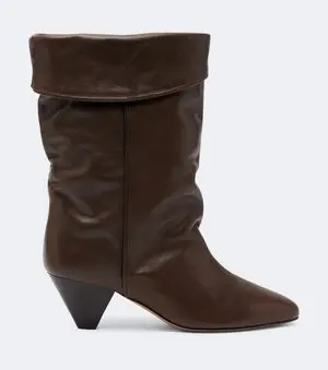 Isabel Marant Étoile Dalby Leather Ankle Boots