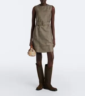 Burberry Cavalier Suede Knee-high Boots - Brown