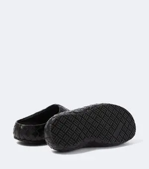 Bottega Veneta Klog Intrecciato Leather Mules