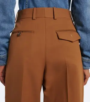 TOD'S Cotton Wide-leg Pants