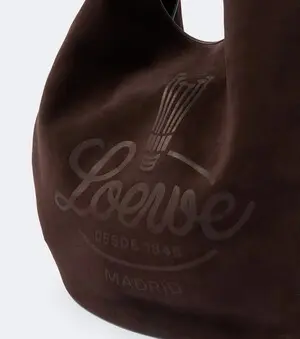 Loewe Roomy Suede Shoulder Bag