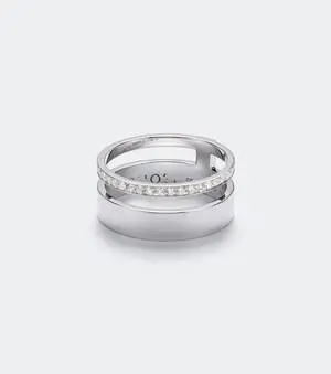 REPOSSI Berbere 18kt White Gold Ring With Diamonds - Silver