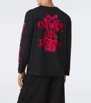 Simone Rocha Printed Cotton Jersey T-shirt