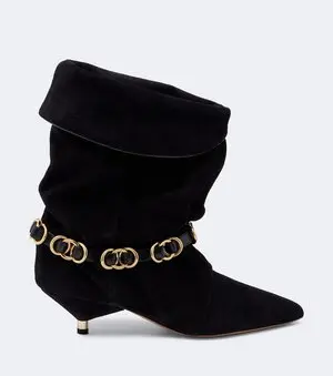 Isabel Marant Étoile Edrik Embellished Suede Ankle Boots
