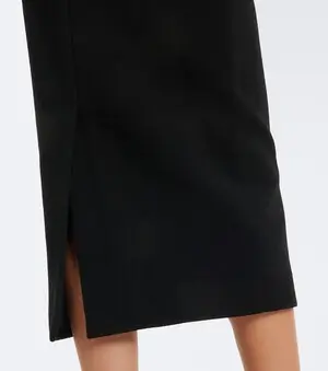Max Mara Wool-blend Jersey Pencil Skirt