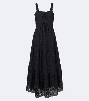 Ulla Johnson Constance Broderie Anglaise Cotton Midi Dress