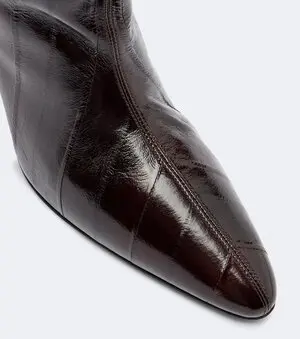 HERBERT LEVINE Silhouette Leather Knee-high Boots
