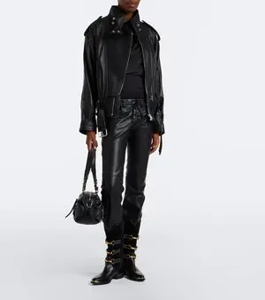 Isabel Marant Étoile Mexia Leather And Suede Cowboy Boots - Black