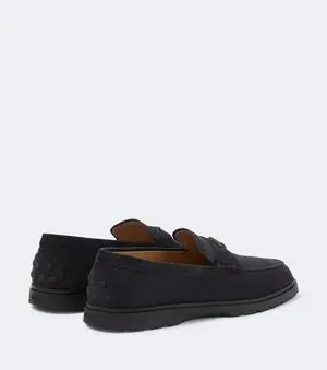 TOD'S Suede Penny Loafers