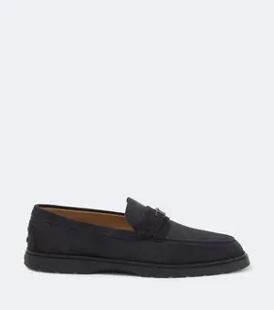 TOD'S Suede Penny Loafers