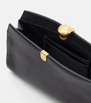 Nour Hammour Lou Leather Clutch