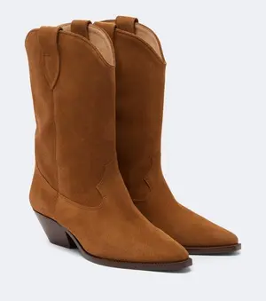 Isabel Marant Étoile Duerto Suede Cowboy Boots - Brown
