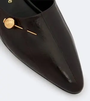 HERBERT LEVINE Sleep On It Leather Mules