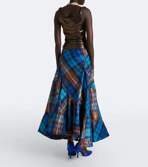 VIVIENNE WESTWOOD Plaid Maxi Skirt