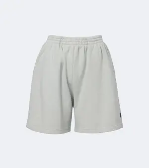 Prada Cotton Fleece Shorts - Grey