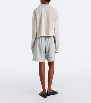 Prada Cotton Fleece Shorts