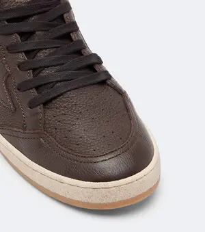 GOLDEN GOOSE Ball Star Leather Sneakers - Brown