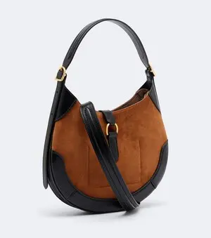 Polo Ralph Lauren Polo Id Small Suede Shoulder Bag