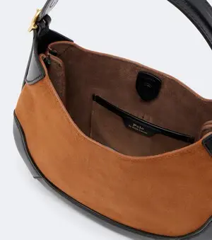 Polo Ralph Lauren Polo Id Small Suede Shoulder Bag