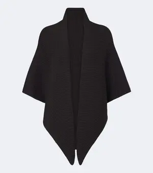 Max Mara Virgin Wool Shawl - Brown