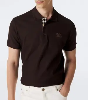 Burberry Ekd Cotton Pique Polo Shirt