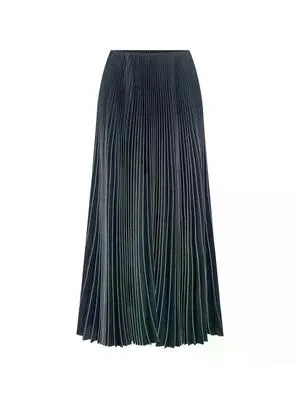 Fabiana Filippi Pleated Pinstripe Maxi Skirt