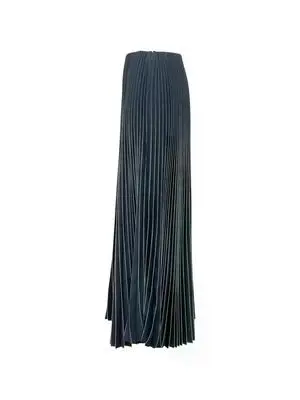 Fabiana Filippi Pleated Pinstripe Maxi Skirt