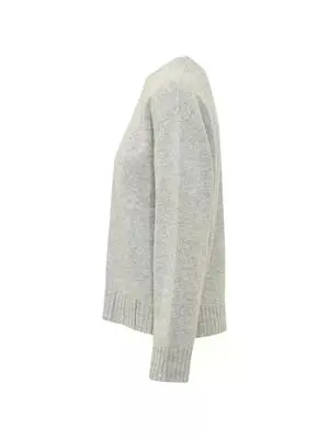 Fabiana Filippi Ribbed Trim Sweater - Grey